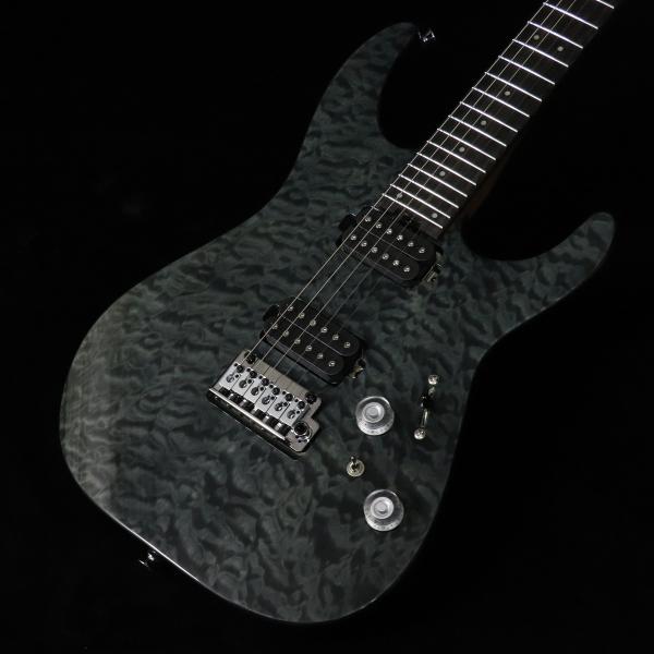 Pro-Mod Plus DK24 HH 2PT EB QM Ebony Fingerboard Midnight OceanPro-Mod Plus Dinky DK24 2PTは、滑らかなDinkyシェイプのバスウッドボディにキルトメイ...