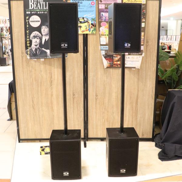 Dynacord LittleMaxシリーズ「LM10-1」＆「LM8-21」ペアセットLM10-1はLittleMaxシリーズの小型サブウーファー、LM8-21はフルレンジスピーカーです。傷や汚れ等の使用感がありますが、動作に問題ございま...