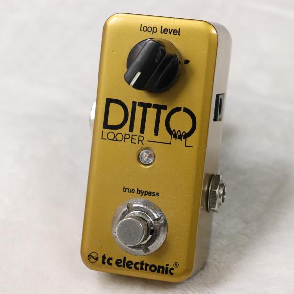 tc electronic「Ditto Looper」の  限定カラー”Gold Limited” モデルギタリストのためのルーパー Ditto Looperは、ギタリスト用にデザインされたルーパー・ペダルです。超小型ながらも基本性能には抜...