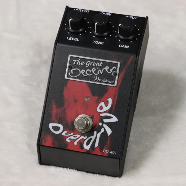 Providence THE GREAT DECEIVERシリーズ オーバードライブレンジの広いドライブサウンドが魅力！多少の傷や汚れ等の使用感がありますが、動作に問題ございません。■備考：その他・付属品は画像に写っている物のみとなります。