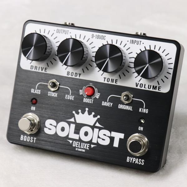 King Tone Guitar「Soloist Deluxe」フラッグシップオーバードライブ「Soloist Deluxe」クラシックなTS系をベースに、よりダイナミックで透明感あるトーンを実現3モード切替とトーンシェイピング機能で幅広い...