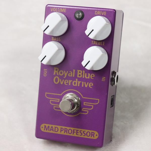 Royal Blue Overdrive (RBO) は、軽いオーバードライブからディストーションまで、そしてディストーション・ノブがミニマム設定のときには EQ を搭載したブースターとしても使用できる、幅広いトーンを持ったオーバードライブ...