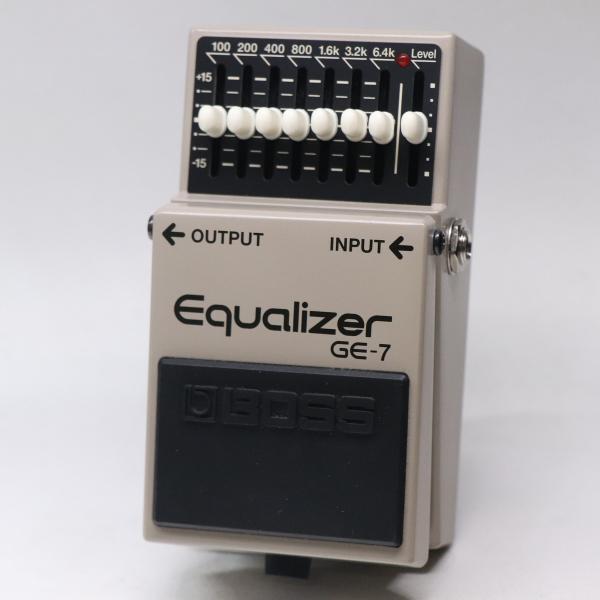 繊細な音色補整から大胆なサウンドメイクまで対応する、7バンド・グラフィック・イコライザーGE-7は、100Hzから6.4kHzの帯域をブースト／カットできる7バンドのグラフィック・イコライザーです。ギターにとって効果的な周波数帯をコントロー...