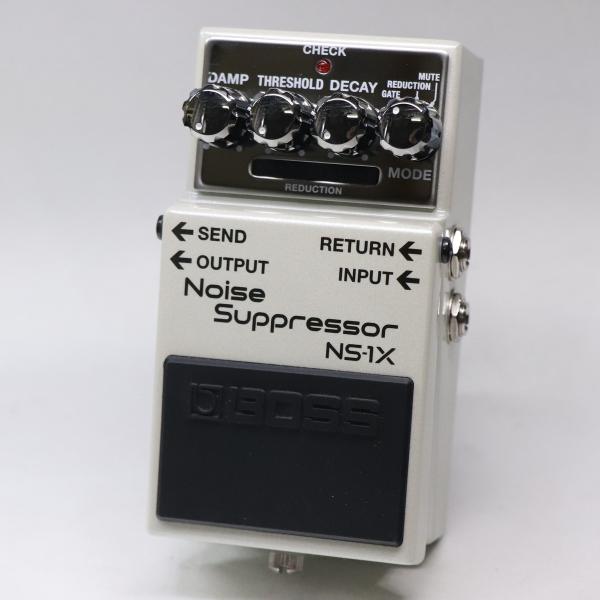 NS-1XはREDUCTION、GATE、MUTEモードを搭載しています。プレイ・スタイルや好みに応じて選択することで、適切な効果を得ることが可能です。  REDUCTION?汎用性の高いモードです。どのようなサウンド、奏法でも弾き心地はそ...