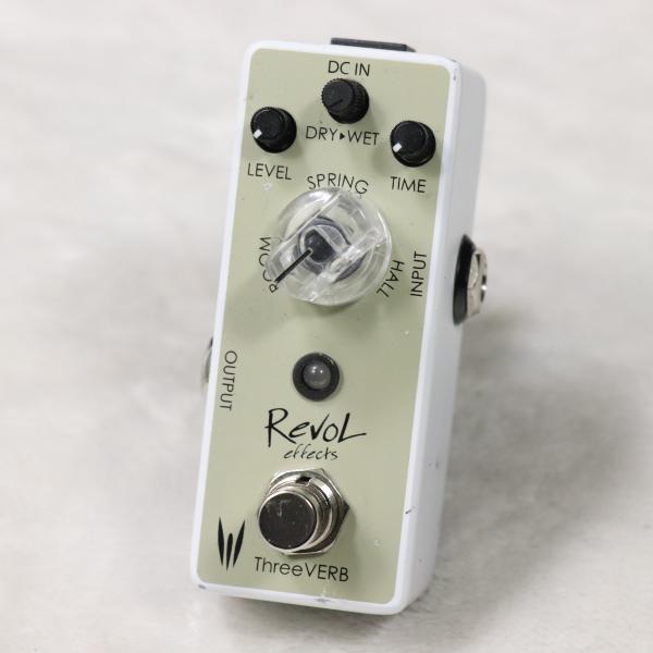 ROOM、SPRING、HALLの3種類のモードを搭載したリバーブエフェクターTIMEノブでリバーブタイムの調整が可能。LEDは[ROOM-赤色][SPRING-緑色][HALL-赤と緑の混色]で切り替わりを示します。Dry-Wetノブがや...