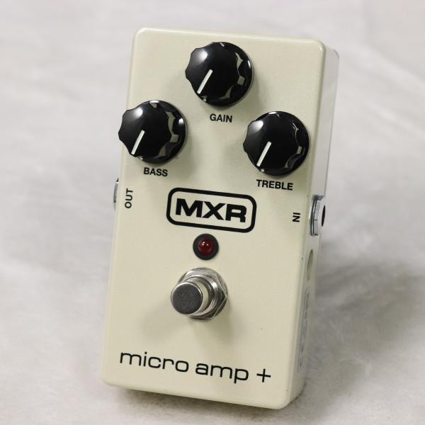 より使いやすく進化した定番ブースターMXR MICRO AMPは、70年代から定番のブースターとして親しまれてきたMICRO AMPにアップグレードを施したブースター・ペダルです。BASS / TREBLEのコントロールが加わったことで、よ...