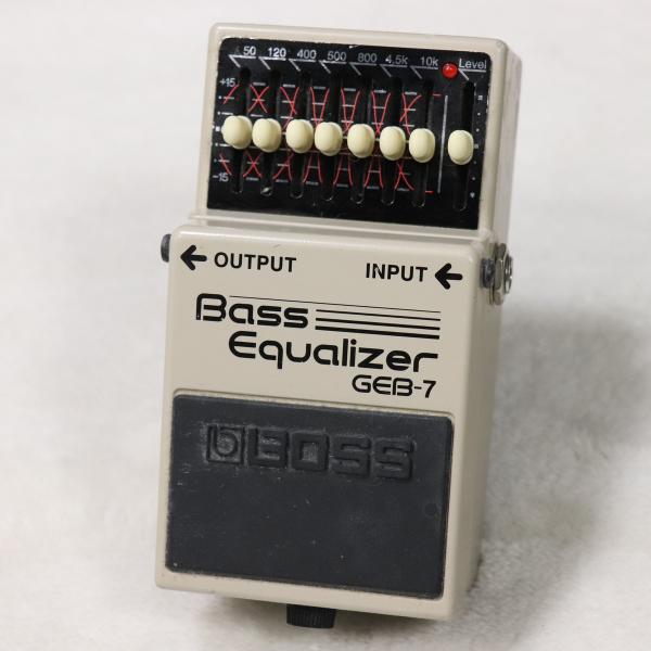 ベース用グラフィックイコライザー。 各周波数帯域のブースト/カットにより繊細なサウンドメイクから大胆なサウンドへのアプローチを可能にしてくれるモデル。多少の傷や汚れ等の使用感がありますが、動作に問題ございません。■備考:本体のみとなります。