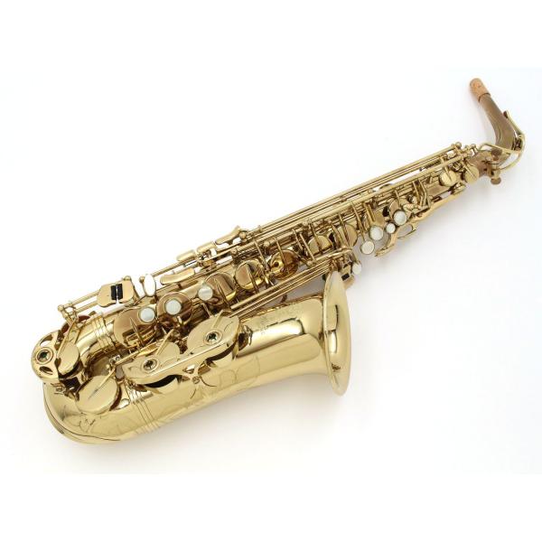 セルマー アルトサックス SA80II シリーズ2 選定品シリアル番号672467 管体重量2539グラム(ネック108グラム)ラッカー仕上、HighF#key付、彫刻ありの2005年前後に製造されたスーパーアクション80シリーズ2。こちら...