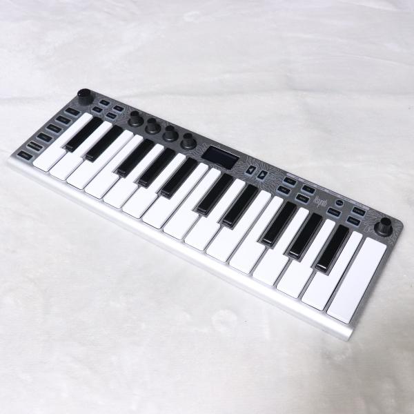 超薄型25鍵シンセサイザー自由な音楽制作を、いつでもどこでもXsynthは、25鍵ポリフォニック・アフタータッチ対応キーボード、MIDIインターフェース、オーディオインターフェース、内蔵シンセサイザーの4つの機能を1台に集約した、モバイル・...