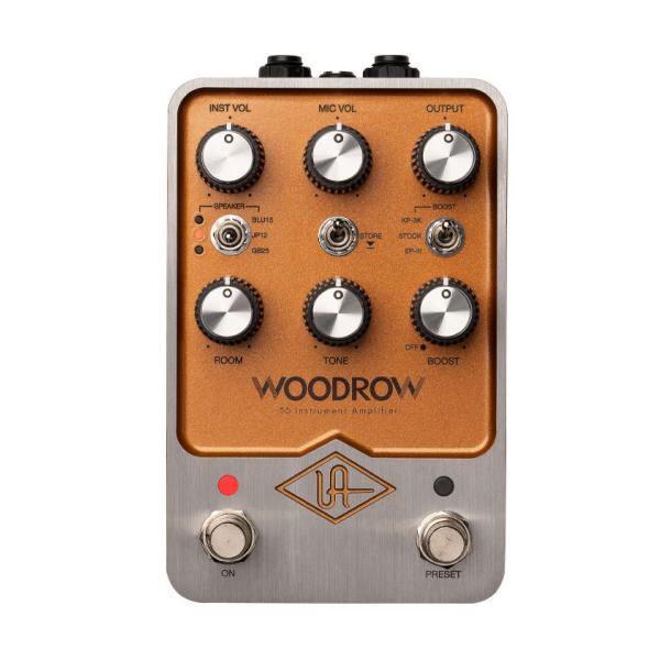 UAFX Woodrow '55 Instrument Amplifier は、The Eagles、Chuck Berry、Neil Young をはじめ、錚々たるアーティストやプロデューサーたちから長きに渡り使われてきた伝説的なアメリカ...