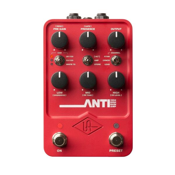 UAFX ANTI 1992 High Gain Amp は、Slipknot、In Flames、Machine Head、そして数多のスカンジナビアン・メタル・バンドの荒々しいギター・トーンをあなたの足元にお届けします。*攻撃的な 「ス...