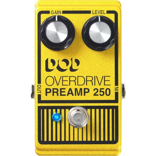 日本国内では2014年から2015年頃まで販売していたDODの伝説的なOverdrive Preamp 250が、この度再登場となりました。