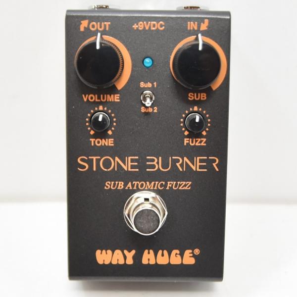 WAY HUGE WM81 STONE BURNER が中古で入荷しました！■ 焼けつくようなファズに1オクターブ下または2オクターブ下のサブオクターブを加え、溶岩のように熱く分厚いサウンドを実現■ Volume・Tone・Fuzz・Sub...
