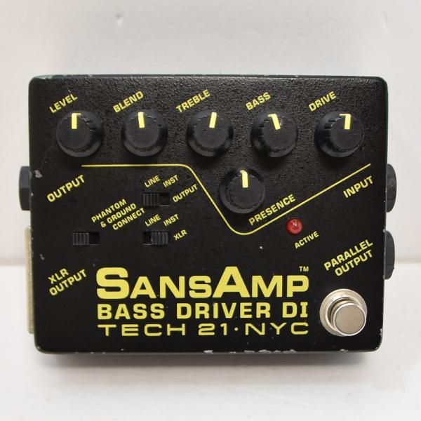 TECH21 BASS DRIVER DI V1 が中古で入荷しました！■ 多機能 DI／プリアンプとして、真空管アンプのようなウォームで太いトーンから、現代的なスラップや歪みサウンドまで幅広く対応 ■ Presence、Drive、Ble...