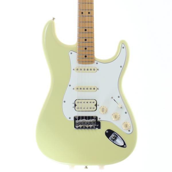 フェンダーのエントリーモデルとしてオススメです！人気のPlayer Stratocasterが仕様変更により更にパワーアップ。アルダーボディを新色のハイアリア・イエローにフィニッシュ。クラシカルな印象を与えるクルーソンタイプのペグを搭載し、...