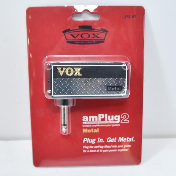VOX AP2-MT / amPlug2 Metal が中古で入荷しました！■完全アナログ回路を刷新しUS製メタル系ハイゲインの攻撃的サウンドをクリアかつ臨場感豊かに再現■Mid Cutを3段階で切替でき重低音と切れ味を自在に調整可能で本格...