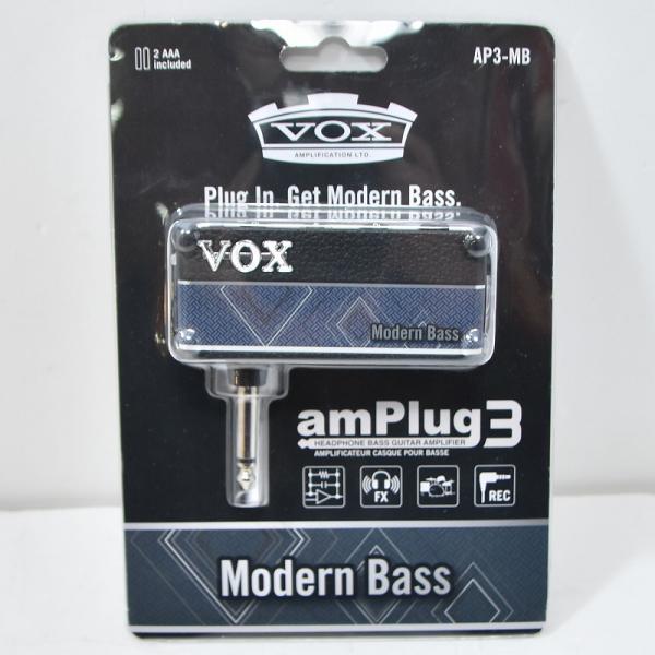 VOX AP3-MB / amPlug3 Modern Bass が中古で入荷しました！■明瞭でブライトなCH1とエッジ際立つハイゲインCH2により現代的で攻撃的なベーストーンを実現■アナログ回路を強化し真空管アンプ特有のコンプレッション感...