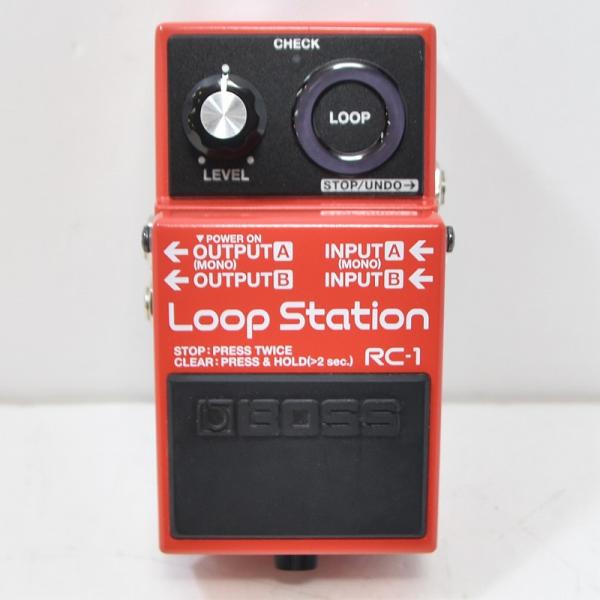 BOSS RC-1 / Loop Station  が中古で入荷しました！■最もシンプルで直感的に扱えるBOSS入門ルーパーとして録音・再生・オーバーダブ・アンドゥをワンペダルで実現■状態を色と回転で表示する円形ループインジケーターを搭載し...