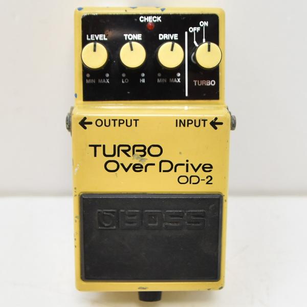 BOSS OD-2 / Turbo Overdrive / Made in TAIWAN が中古で入荷しました!■ 名機OD-1を基盤にTONEノブとTURBOモードを追加し、ナチュラルなオーバードライブからハイゲイン領域まで幅広く対応する...