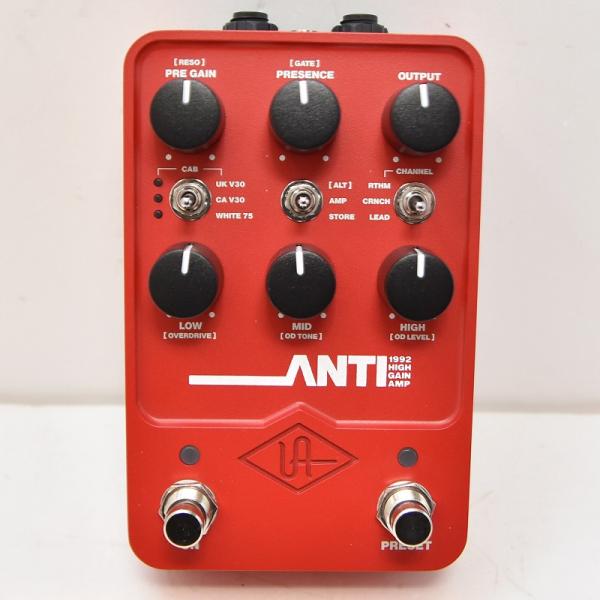 UNIVERSAL AUDIO UAFX ANTI / 1992 High Gain Amp が中古で入荷しました!■ 1990年代のメタルサウンドを象徴する120Wハイゲインアンプを“端から端まで”再現し、スラッシュやデスメタルで聴かれる...