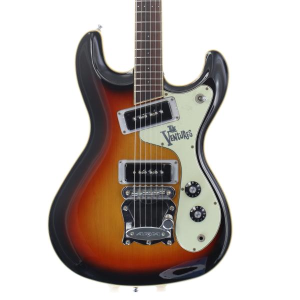 2001年に発売されたVENTURES 40周年記念モデルが入荷しました。Ventures40周年記念に製作され、2001年に発売。長年ライブでも愛用されているベンチャーズ・ドン・ウィルソンモデルです。なめらかなカーブドトップのアルダーボデ...