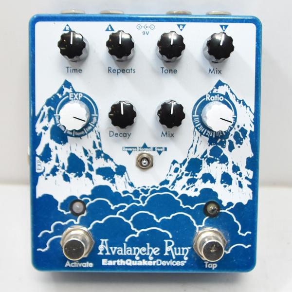 EARTH QUAKER DEVICES Avalanche Run / Stereo Reverb &amp; Delay with Tap Tempo が中古で入荷しました!■ リバーブとディレイを同時または個別に使用でき、多様な空間系...