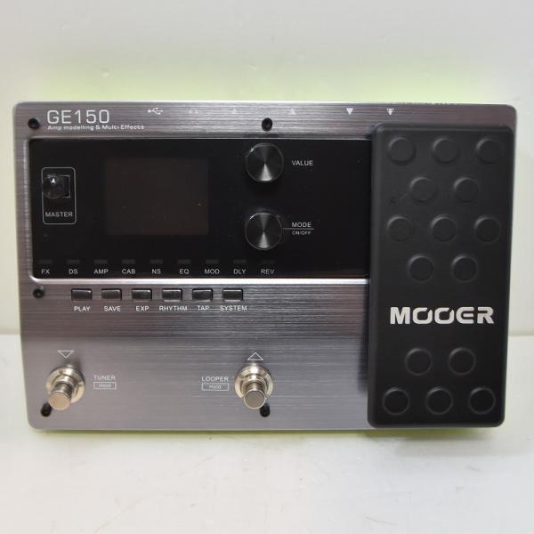 MOOER GE150 が中古で入荷しました!■ Non-Linearデジタルアンプモデリング技術を用いた55種類のアンプモデルと151種類のエフェクトを搭載するコンパクト・マルチエフェクター ■ 最大9エフェクト同時使用、200プリセット...