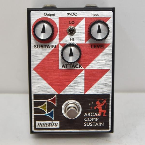 MAESTRO Arcas Compressor Sustainer Pedal が中古で入荷しました!■ Maestroが開発したオールアナログ設計のコンプレッサーサスティナー■ Sustain Attack Levelの三系統コントロー...