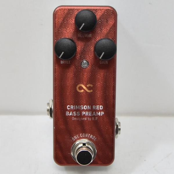 ONE CONTROL CRIMSON RED BASS PREAMP OCCRBP が中古で入荷しました!■エレキベースでアップライトベースの暖かく太いトーンを再現することを目的に設計されたベース用プリアンプ■音量 明るさ 太さを調整する...
