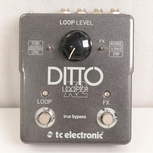 TC ELECTRONIC Ditto X2 Looper が中古で入荷しました!■ 24bit 非圧縮オーディオによる高音質録音を実現したシンプル操作のステレオルーパー■ 独立したデュアルフットスイッチ搭載 録音 再生 停止を直感的にコン...