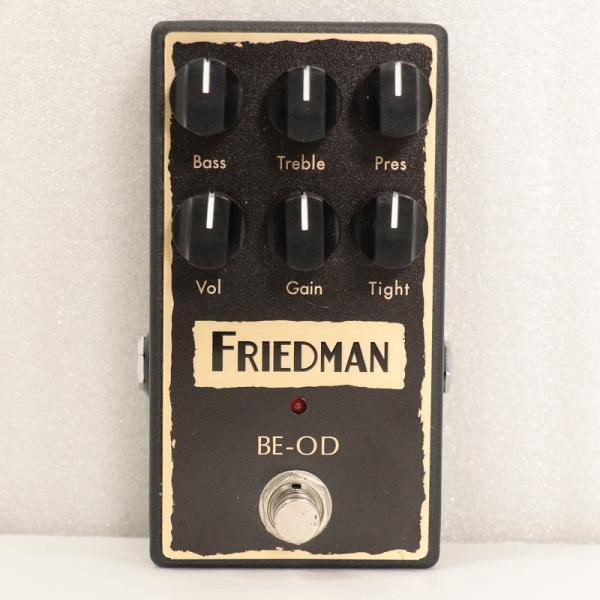 FRIEDMAN BE-OD が中古で入荷しました!真空管アンプのようなレスポンスと 有機的で厚みのある歪みを コンパクトな筐体で実現しています。ボリューム ゲイン タイト ベース トレブル プレゼンスの6ノブにより クランチからハイゲイン...