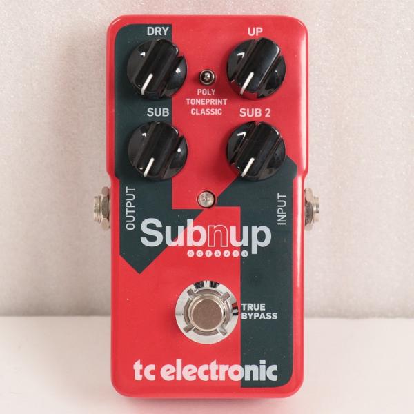 TC ELECTRONIC Sub 'N' Up Octaver が中古で入荷しました!■ 高精度ポリフォニック処理による和音対応オクターブエフェクト搭載 ■ 原音・オクターブ上・1オクターブ下・2オクターブ下を個別にブレンド可能な4ノブ構...
