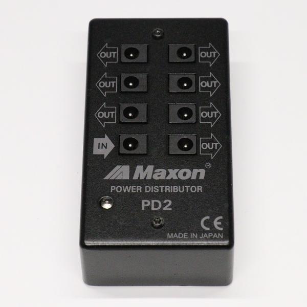 MAXON PD2 / Power Distributor が中古で入荷しました!エフェクター増設用に設計された電源分配システムで、1つの電源から複数のペダルへ安定した電源供給が可能。使用感がありますが 動作は良好です。