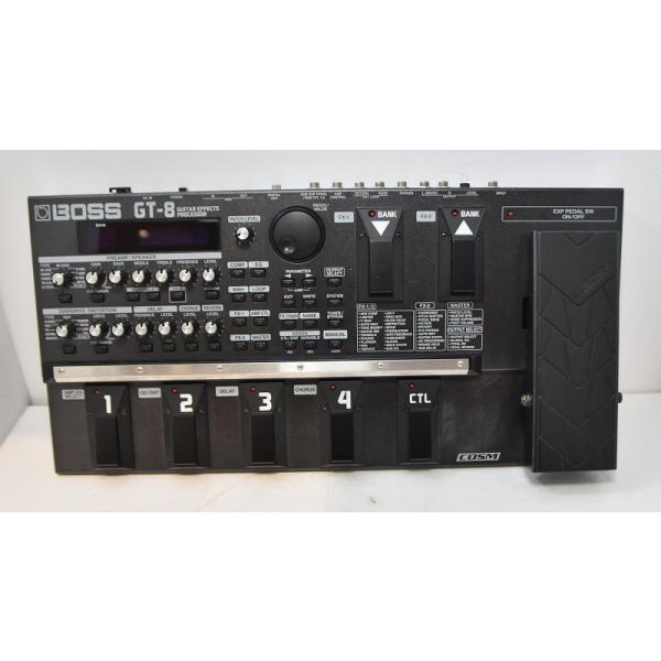 BOSS GT-8/Guiter Effects Processor が中古で入荷しました!■COSMモデリングによるアンプシミュレーションと多彩なエフェクトを統合したマルチエフェクター■歪みから空間系まで同時使用可能な複合エフェクト構成と...