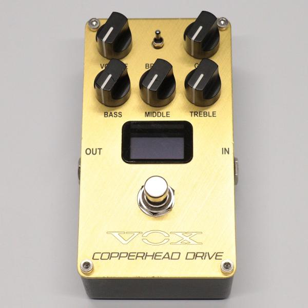 VOX Copperhead Drive / VE-CD が中古で入荷しました!■ 80年代以降のハードロックで象徴的なパワフルなスタック・アンプサウンドを再現するオーバードライブ/プリアンプ・ペダル■ Nutube(新世代真空管)を搭載し...
