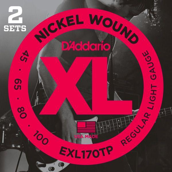 XL NICKEL世界中のミュージシャンからの圧倒的な支持を誇る、言わずと知れたベース弦のスタンダード。ブライトでかつ正確なイントネーションを生み出し、どんなベースとも相性抜群です。ダダリオの最もポピュラーなエレキベース弦2セットが1つのパ...