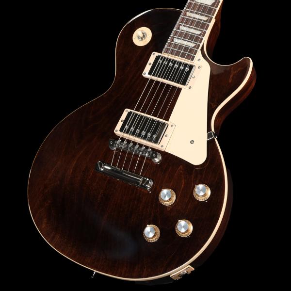 セカンド品アウトレット特価！※セカンド品の為、塗装クラックなど外観不良などがございます。予めご了承くださいませ。クラシカルな雰囲気を纏うWalnutカラーのレスポール・スタンダード！限定カラーで仕上げたレスポール・スタンダード！日本のGib...