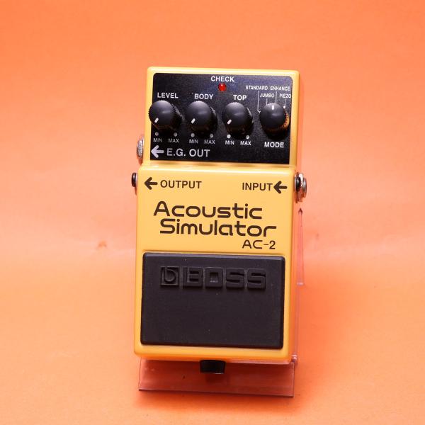 エレキギターをアコギの音に変換可能なアコースティックシュミレーターペダル4種類のモードを搭載し、ドレッドノートタイプやピエゾ・ピックアップを搭載したエレアコサウンドを再現可能。その他にトップとボディの鳴りを個別で調整し、音に厚みを持たせたり...