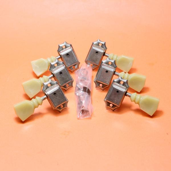 GOTOH社製Montreuxオリジナルペグ。Original Kluson同様に、既成品の殆どに使用されている鉄製のポストから、ブラス製のポストへ、また内部のワッシャー等もプラスティックからブラス製に変更することで、より音楽的なサウンドが...