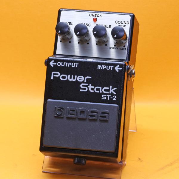 BOSSのアンプライクな歪みペダル「ST-2 Power Stack」ビンテージ・スタック・アンプ特有のサウンドと、幅の広いドライブサウンドを生み出すペダルエフェクター。スタック・アンプのパワー感と弾き心地、そして上質な箱鳴り感を創出します...