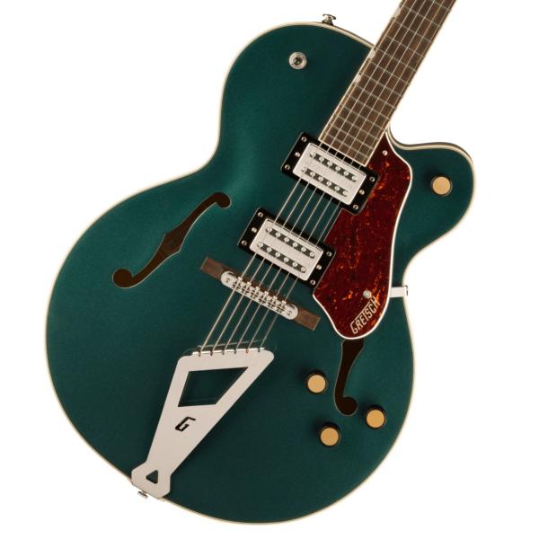 リフレッシュされたStreamliner Collectionは、Gretschギターの輝かしい過去の要素を再訪し、エキサイティングな新機能と組み合わせることで、優れたパフォーマンス、サウンド、スタイルを驚くべき価値で提供します。G2420...
