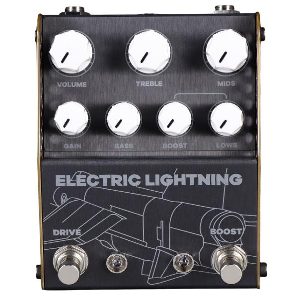 THE ELECTRIC LIGHTNINGは、ギタリストChris Buckのために設計されたシグネチャーペダルです。クリーンでパンチのあるサウンドから、豊かで厚みのあるオーバードライブまで、幅広いサウンドを1台でカバーします。左側は3バ...