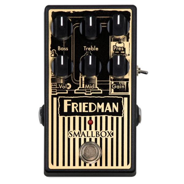 Friedmanを代表的するアンプの一つであるSmall Boxは、古き良き時代の回路を基本としながらDave Friedmanの手により温故知新な改良が加えられフレキシブルな音作りを可能とするオールチューブアンプです。今回発売となるSma...