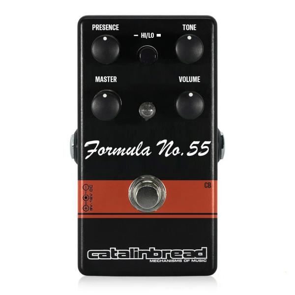 2026年限定のカラーリミテッドエディションが登場！Catalinbread Formula No.55は、“5E3”ツイードデラックスサウンドにインスパイアされた、次世代のオーバードライブペダルです。クラシックな5E3アンプのプリアンプセ...