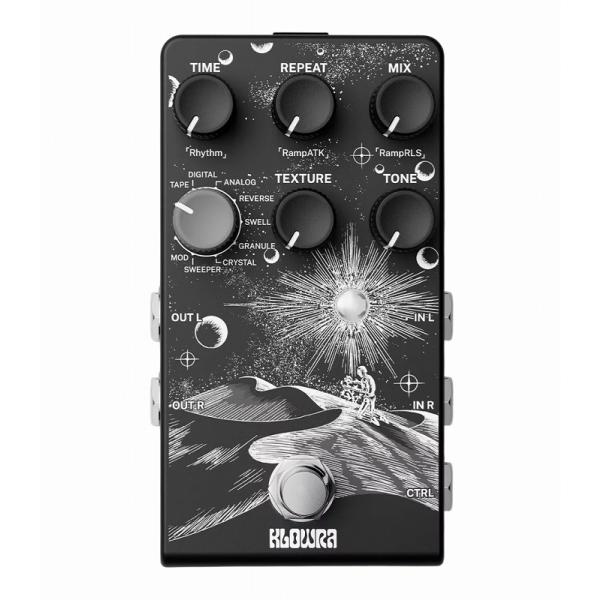 Everlast Delayは、クラシックなアナログディレイやテープエコーのシミュレーションから多用途なデジタルディレイ、といった現代的な実験的なエコーまで、9種類の高品質ディレイタイプを搭載したステレオディレイペダルです。リバース・グリッ...