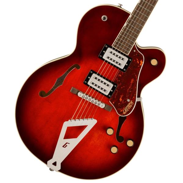リフレッシュされたStreamliner Collectionは、Gretschギターの輝かしい過去の要素を再訪し、エキサイティングな新機能と組み合わせることで、優れたパフォーマンス、サウンド、スタイルを驚くべき価値で提供します。G2420...