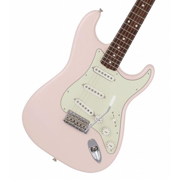 大人気！日本製トラディッショナルシリーズ、60sストラトキャスターに待望の新色『Shell Pink』が追加！Made in Japan Traditional 60s Stratocasterはグロスフィニッシュのバスウッドボディを採用。...