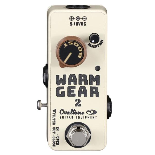 発売以来、ラインアップ中でも高評価を頂いていた機種「WARM GEAR」が、ユーザーの声を取り入れ バージョンアップしました！ブーストノブの位置によらず音量をコントロールするためのマスターボリュームと、高域のこもらせ具合を 選択できるフィル...