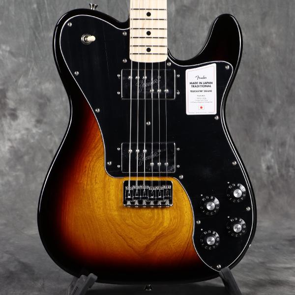 Made in Japan Traditional 70s Telecaster Deluxeはグロスフィニッシュのアッシュボディを採用。21本のヴィンテージスタイルフレットを装備した9.5インチラジアスの”U”シェイプメイプルネックがTr...