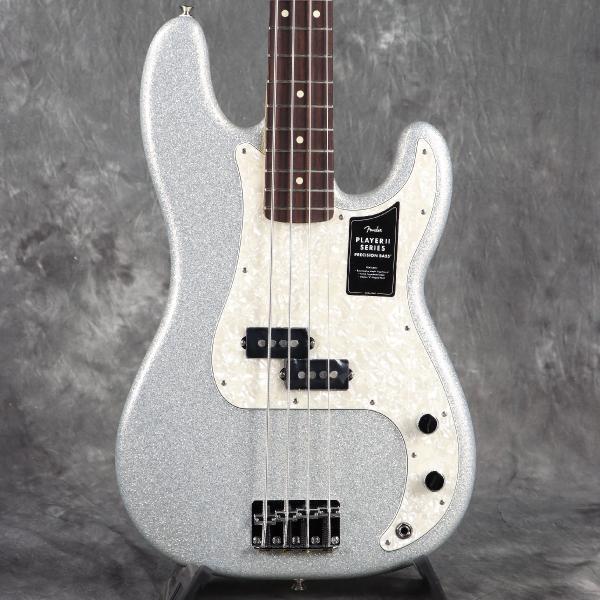 Player II Sparkle Precision Bassは、レゾナンス豊かなアルダーボディに、目を引くDiamond Dust Sparkleフィニッシュを施し、スタイルとサウンドの両立を実現したモデルです。Modern “C”シェ...